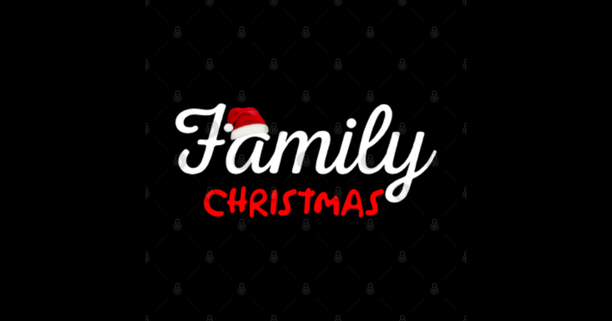 family christmas - Christmas - Sticker | TeePublic