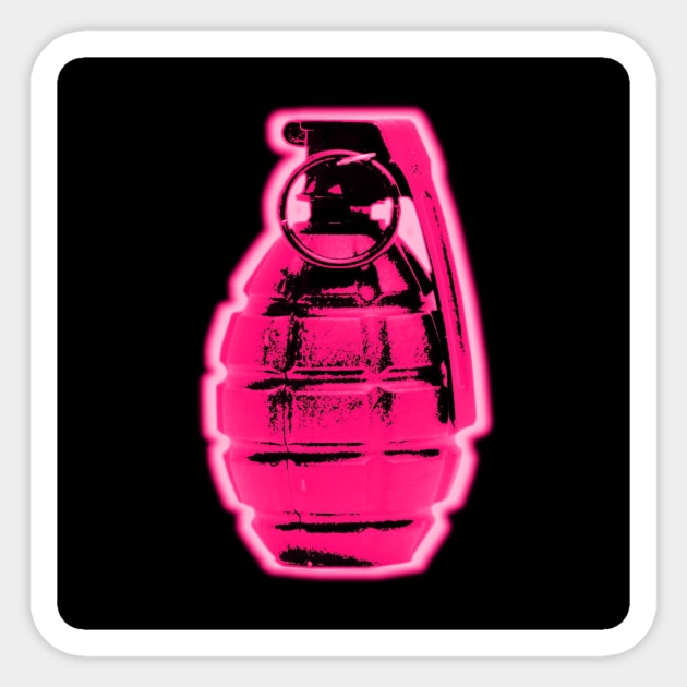 pink hand grenade