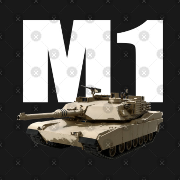 M1 Abrams MBT Main Battle Tank - M1 Abrams - T-Shirt