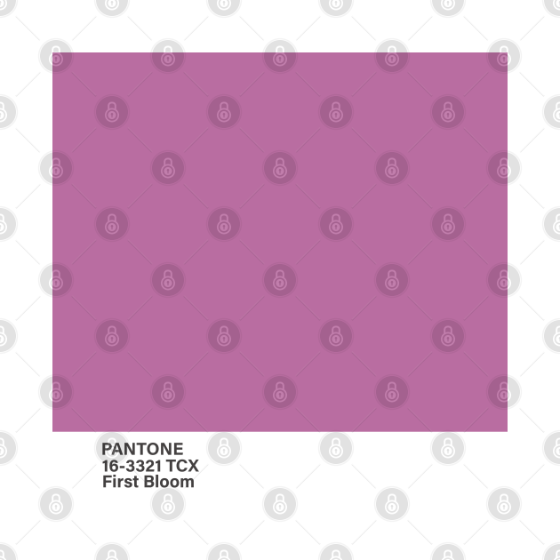 pantone 16-3321 TCX First Bloom - Pantone Color - T-Shirt | TeePublic