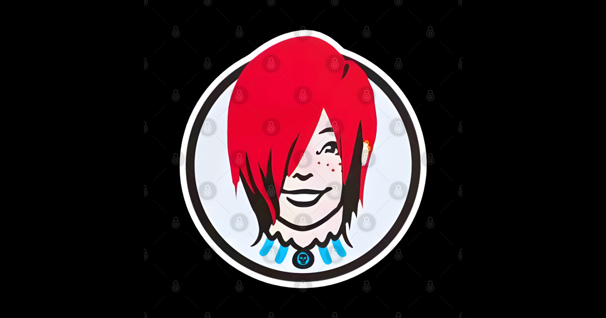 Emo Wendy - Wendys - Sticker | TeePublic