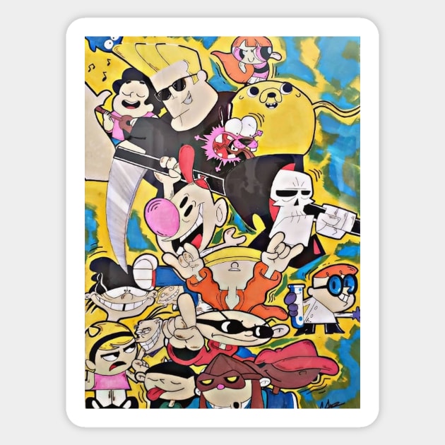 CN network - Cartoon - Sticker | TeePublic