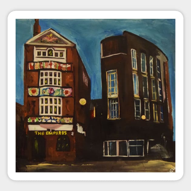 Iconic Pub Central Hull, England - Pubs Hull - Sticker | TeePublic