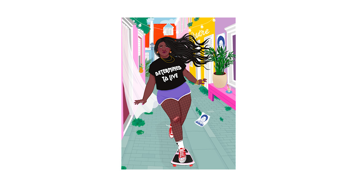 Determined To Live - Lifestyle - T-Shirt | TeePublic