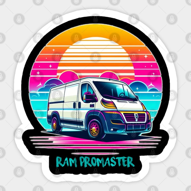 Dodge Ram Promaster - Camper Conversion - Sticker | TeePublic