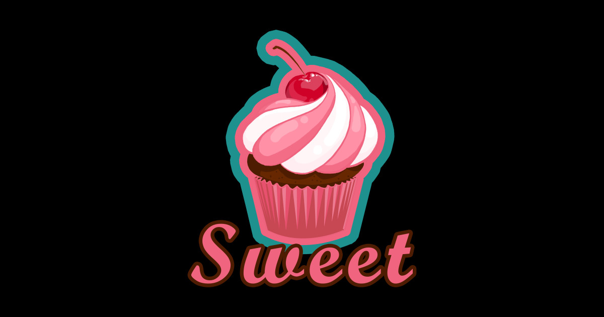 Sweet Pink Cupcake Design - Totally Sweet Pink Cupcake Cup Cake Fro ...