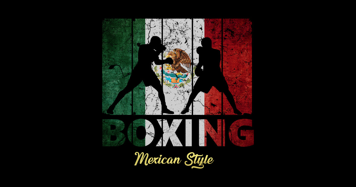 Mexican Vintage Style Boxing Great Boxing - Boxing - Sticker | TeePublic
