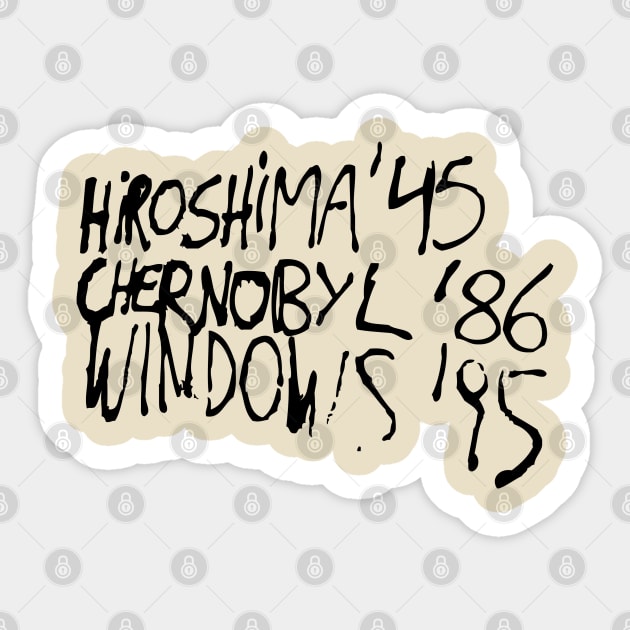 hiroshima chernobyl