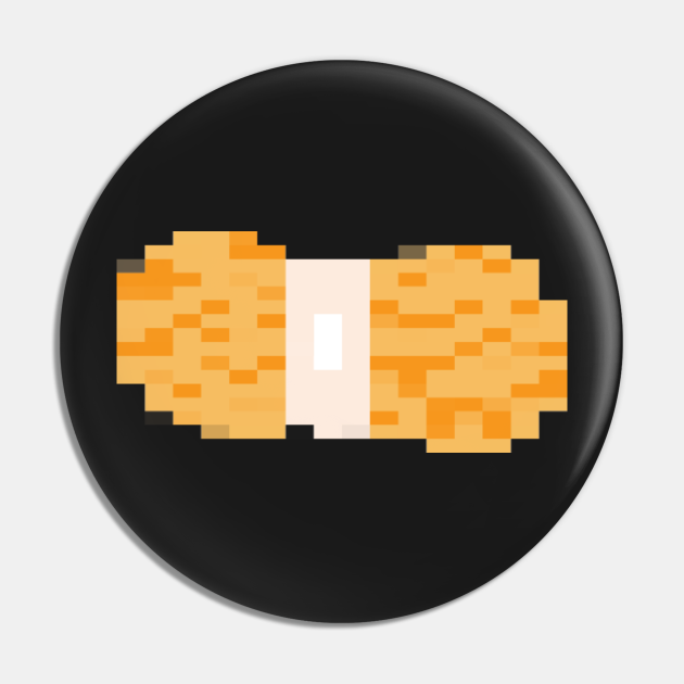 Crochet Yarn Pixel Art - 16 Bit - Pin | TeePublic