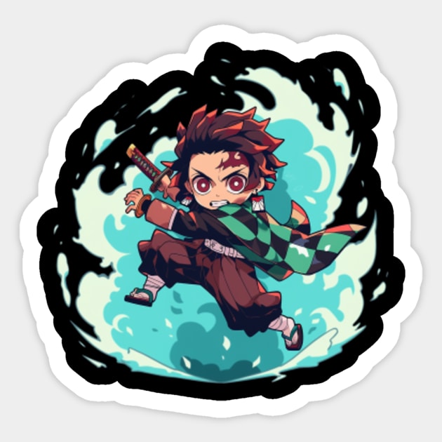 tanjiro - Tanjiro - Sticker | TeePublic