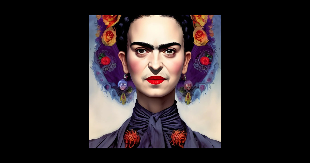 Frida Kahlo Portrait - Frida - Sticker | TeePublic