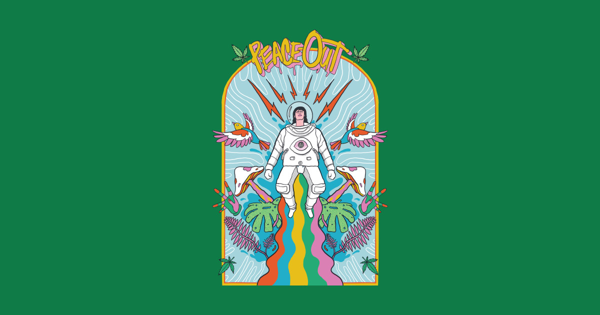 Peace Out - Peace - T-Shirt | TeePublic