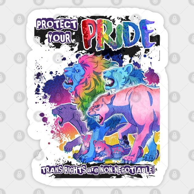 PRIDE-Trans Rights - Trans Rights - Sticker | TeePublic