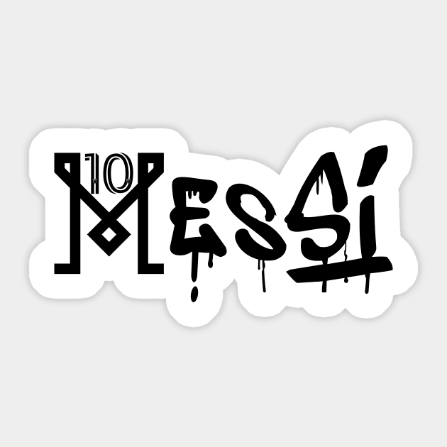 Messi Inter Miami - Messi - Sticker | TeePublic