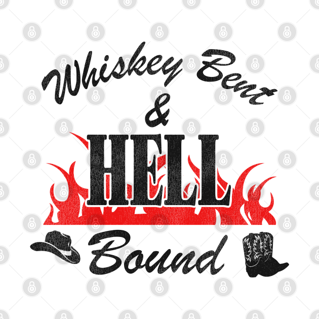 Whiskey Bent and Hell Bound - Hank Williams Jr - T-Shirt | TeePublic