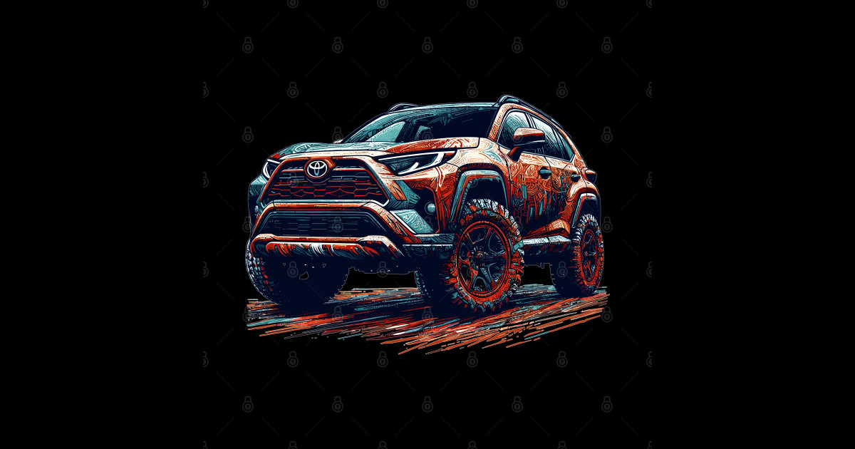 Toyota RAV4 - Toyota Rav4 - Sticker | TeePublic