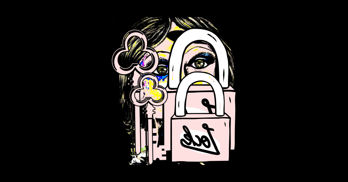 Lock and key - Lock - Sticker | TeePublic