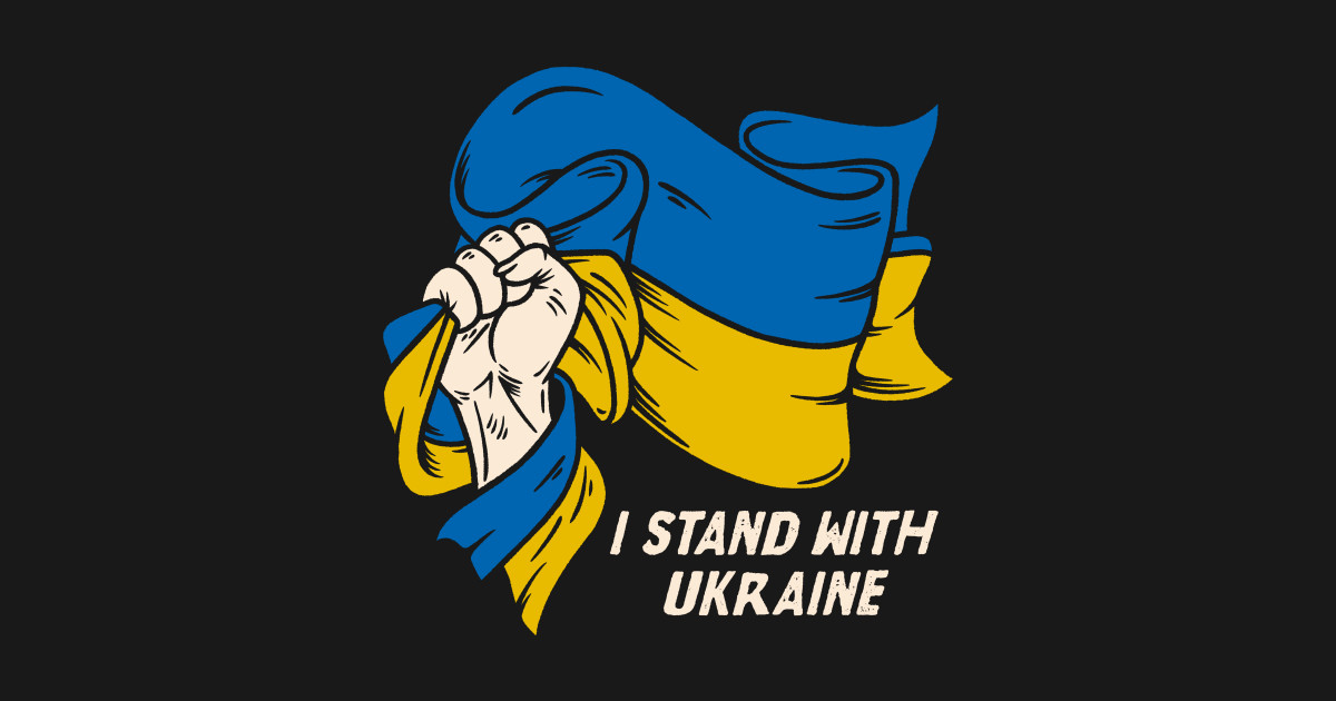 I Stand With Ukraine - Ukraine Support - T-Shirt | TeePublic