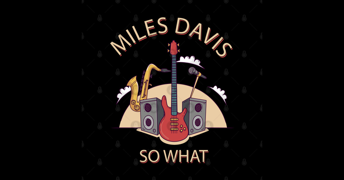 Retro Miles Davis jazz trumpeter, bandleader, and composer - Miles ...