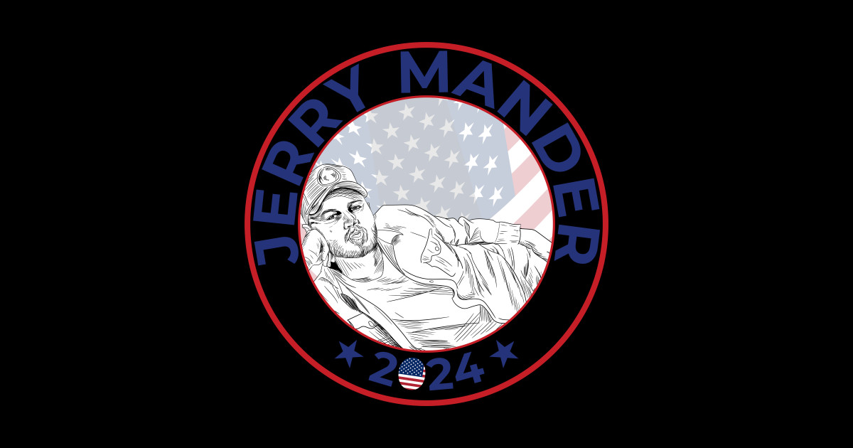 Jerry Mander 2024 - Election - Sticker | TeePublic