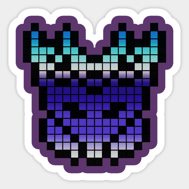 decepticon logo pixel