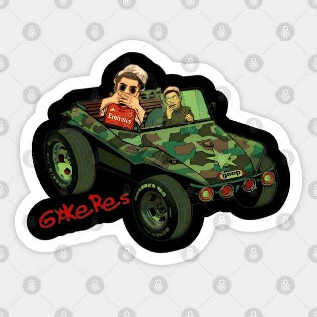 Viktor Gyokeres Parody Meme - Viktor Gyokeres - Sticker | TeePublic