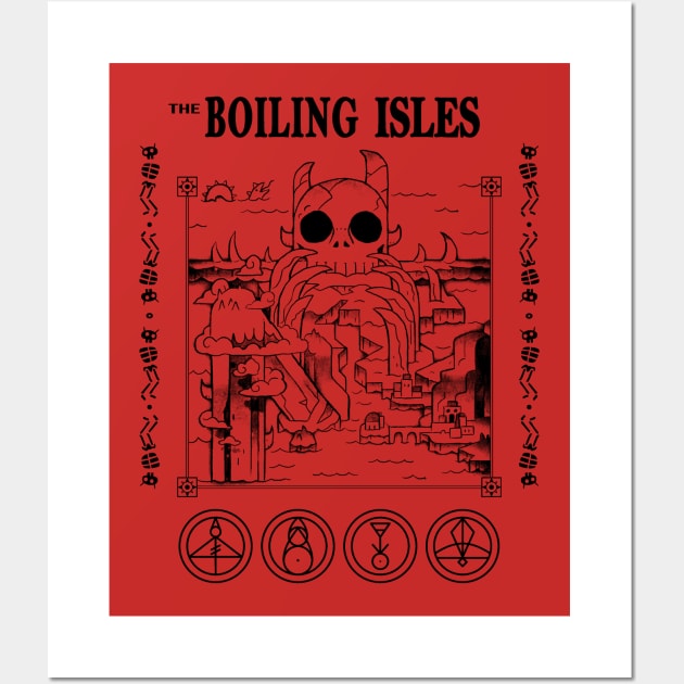 Boiling Isles Map - Owl House - Posters and Art Prints | TeePublic