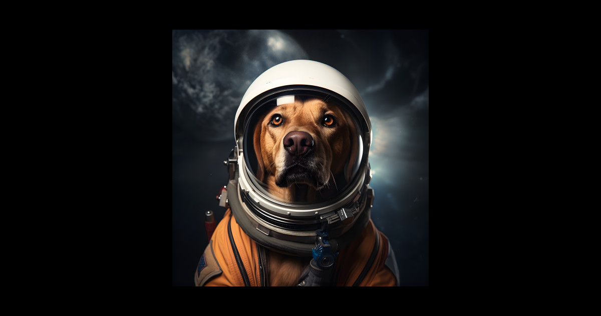 Astro Dog - Labrador Retriever - Astronaut Dog - Sticker | TeePublic