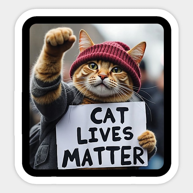 Donald Trump 2024 Cats, Cat Lives Matter Trump - Trump - Sticker ...