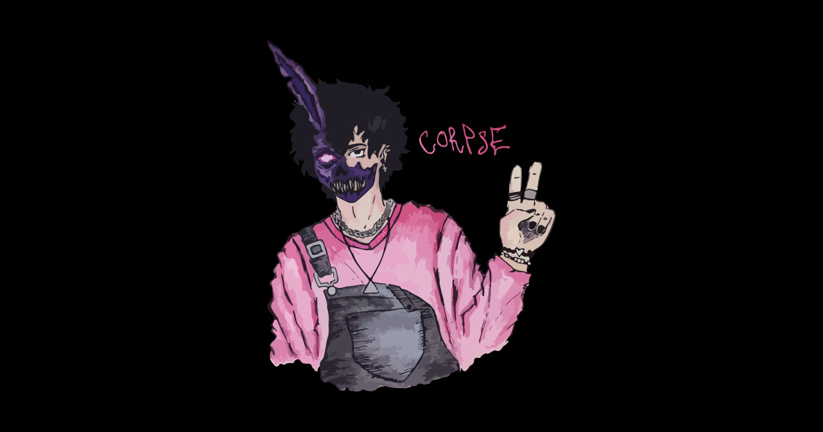 Corpse Husband Peace - Corpse Husband - Sticker | TeePublic