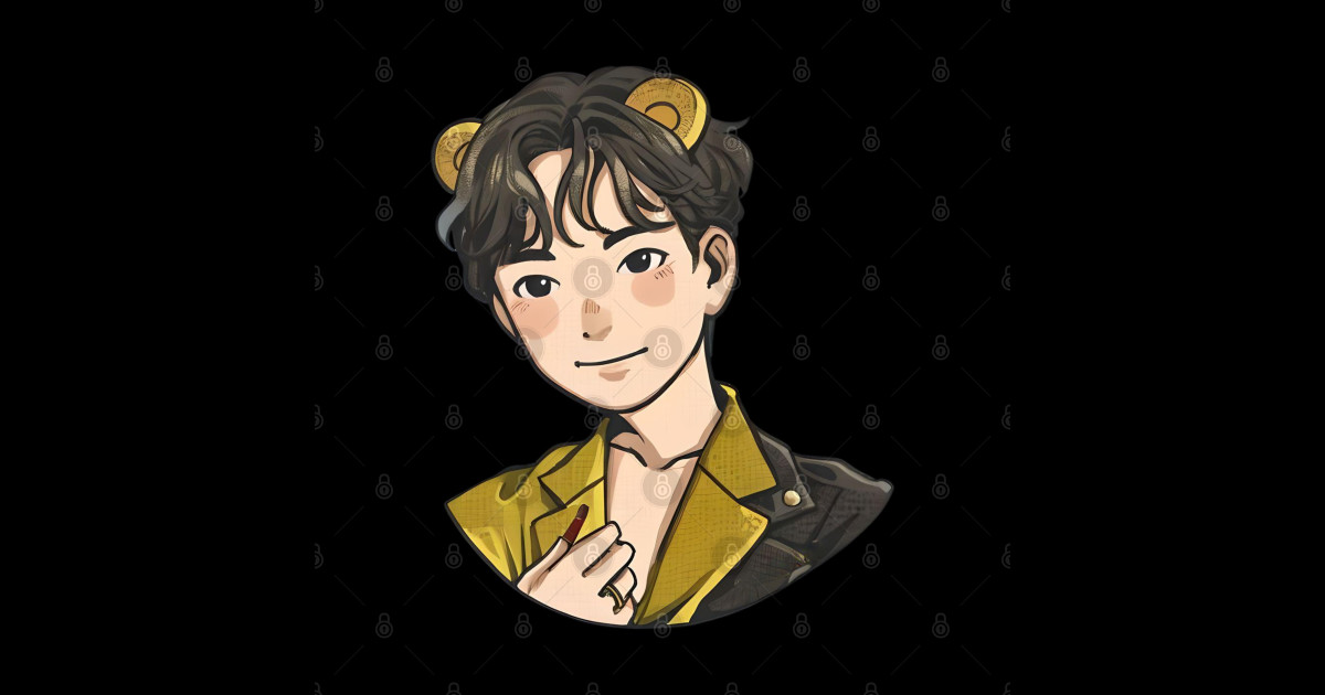 Astro Cha Eunwoo Anime - Astro - Sticker | TeePublic
