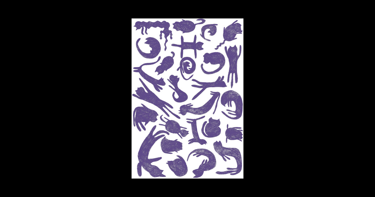 Ultra Violet Cats - Ultra Violet - Sticker | TeePublic