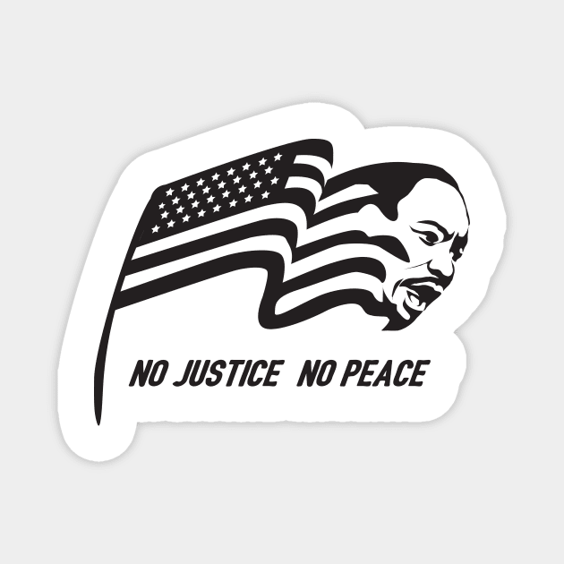 Martin Luther King Jr. American flag symbol in black variety - Martin ...