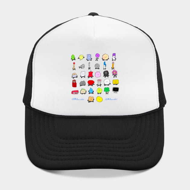 Bfdi All Contestants Pack Part 2 - Bfb - Hat | TeePublic
