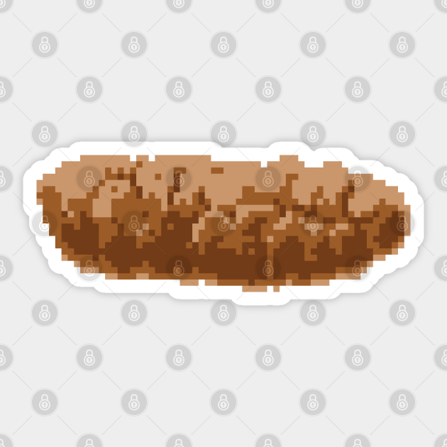 8 Bit Pixel Poop - Poop - Sticker | TeePublic