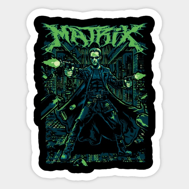 Matrix Fan Art - Matrix - Sticker | TeePublic
