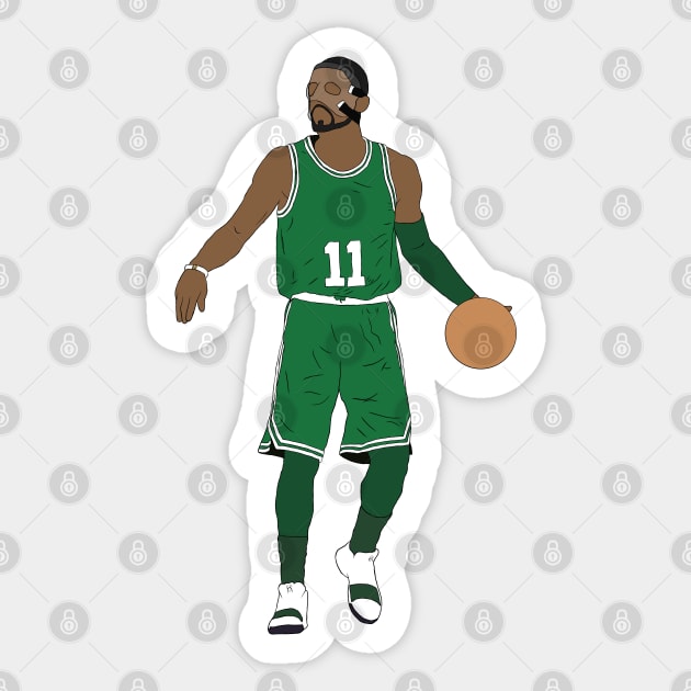 Masked Kyrie Irving - Kyrie Irving - Sticker | TeePublic