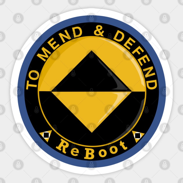 Full size ReBoot guardian icon - Reboot - Sticker | TeePublic