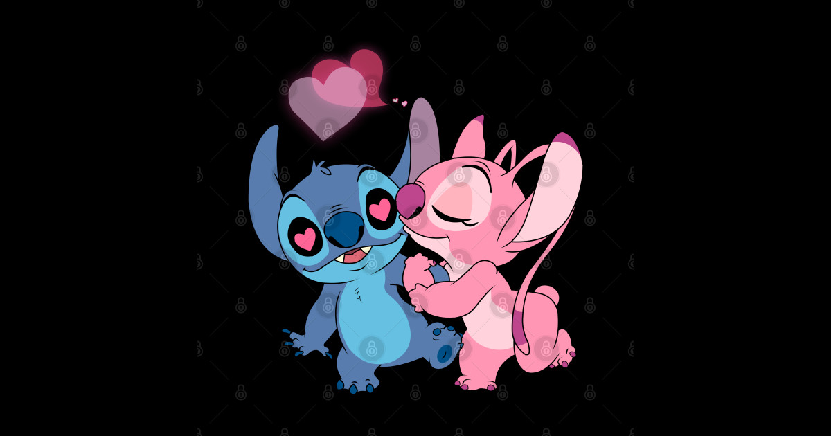 Stitch & Angel - Stitch - Sticker | TeePublic