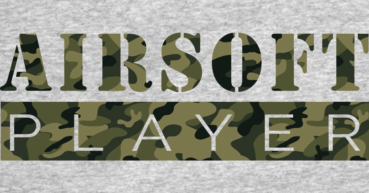 Airsoft Player (Camo Design) - Airsoft Player - T-Shirt | TeePublic