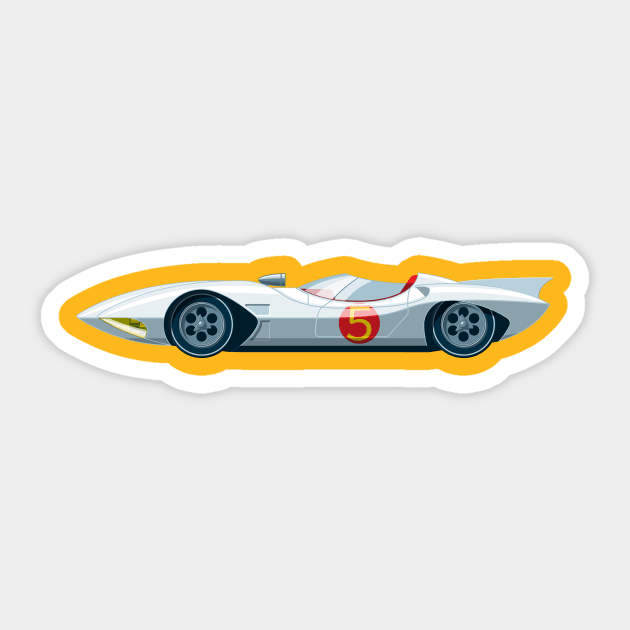 Speed Racer Mach 5 - Speed Racer - Sticker | TeePublic