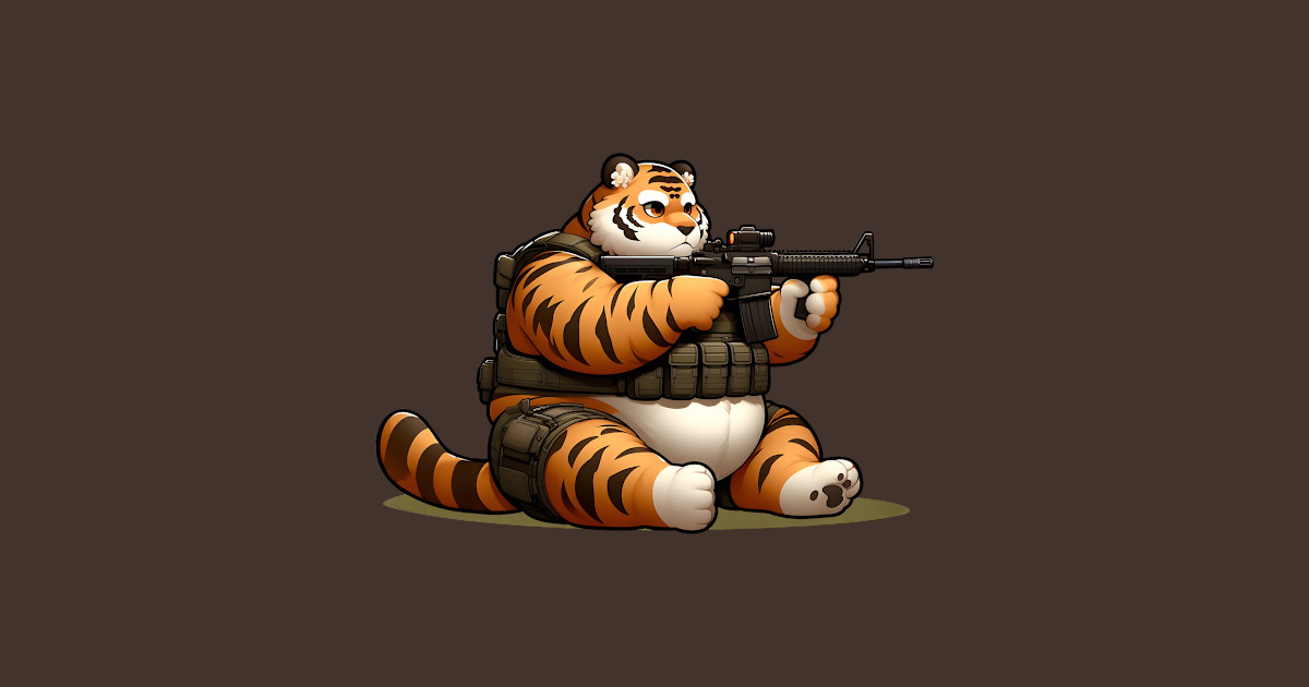 Tactical Tiger - Tiger - T-Shirt | TeePublic