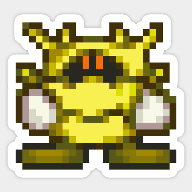 Yellow Virus Sprite - Mario - Sticker | TeePublic