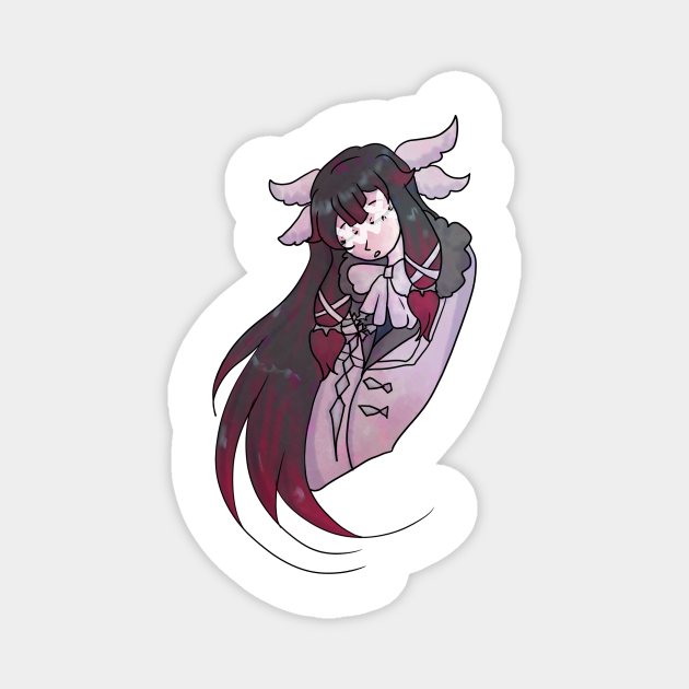 Genshin Impact Columbina Sticker And Others - Genshin Impact - Magnet ...