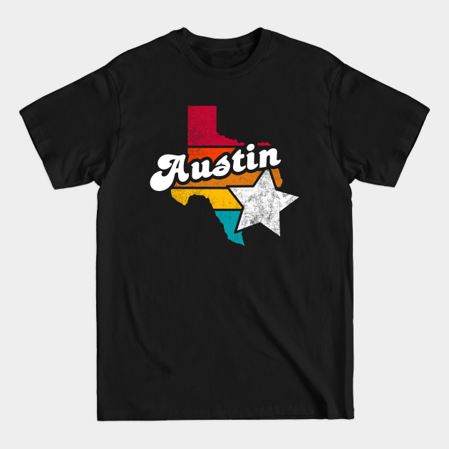 Austin Texas Vintage Distressed Souvenir - Austin Texas - T-Shirt sold ...