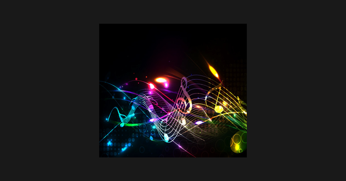 Music in Color - Musical Notes - Musical Notes - T-Shirt | TeePublic