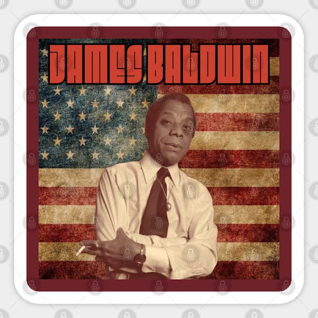 James Baldwin / Activist Style - James Baldwin - Sticker | TeePublic