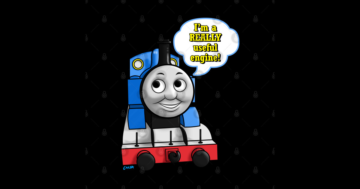 "I'm a Really Useful Engine!" Thomas - Thomas - Sticker | TeePublic
