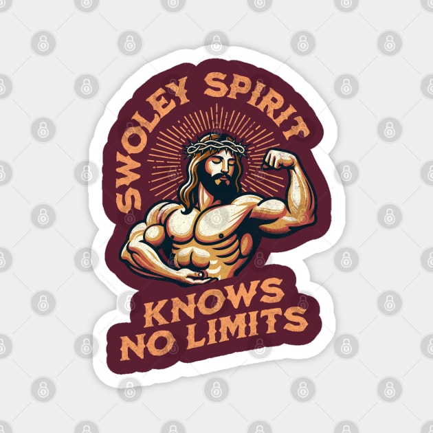 Swoley Spirit Knows No Limits: Jacked Jesus Gym Motivation Funny ...