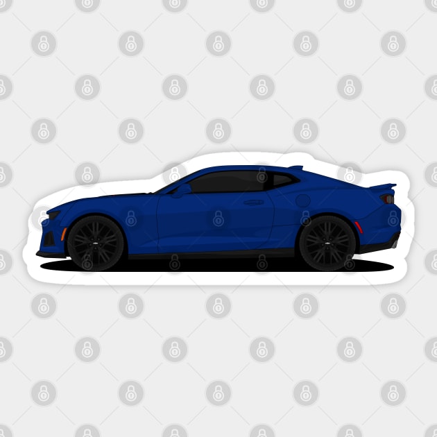 CAMARO RIVERSIDE-BLUE - Chevrolet Camaro 1le Zr1 - Sticker | TeePublic